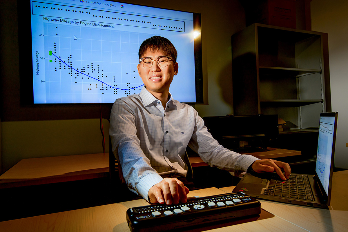 Information sciences professor developing tool to make data visualizations accessible to blind ...