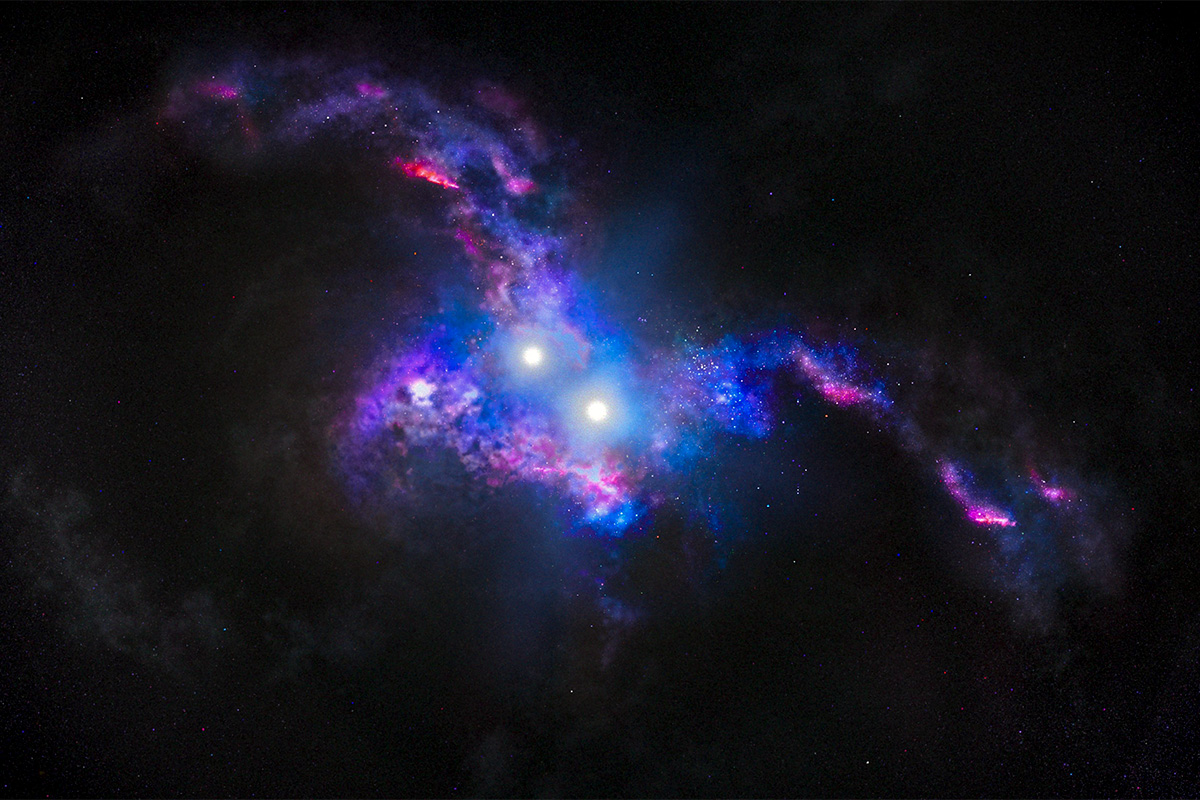Hubble Space Telescope spots double quasars in merging galaxies – News ...