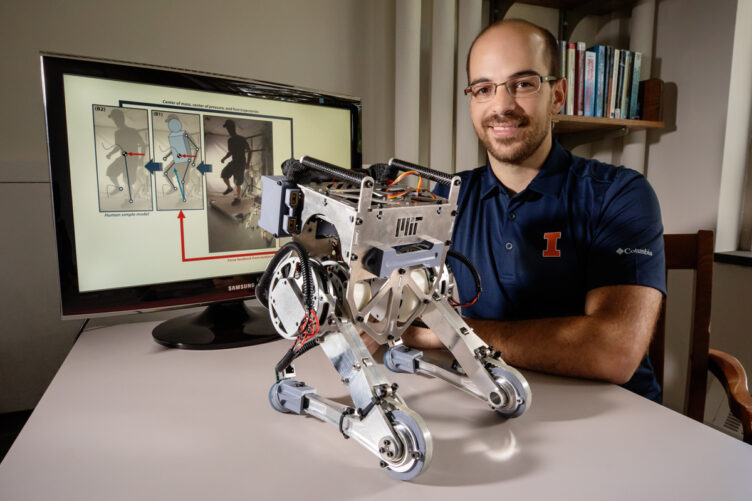 Human reflexes keep two-legged robot upright – News Bureau